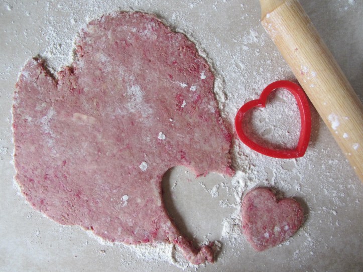Raspberry Vanilla Heart Biscuits – Bryony's Kitchen