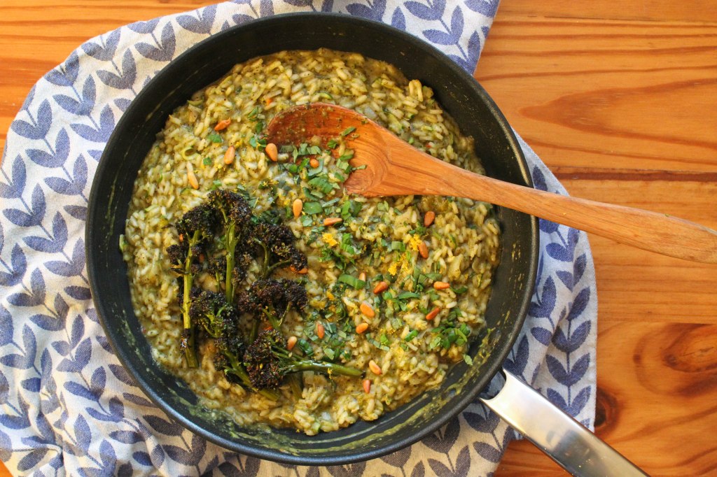 Purple Sprouting Broccoli Risotto Recipe – Bryony's Kitchen