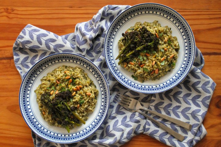Purple Sprouting Broccoli Risotto Recipe – Bryony's Kitchen