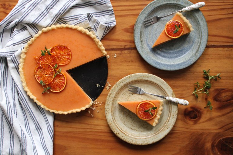 Vegan Blood Orange Tart Recipe – Bryony's Kitchen